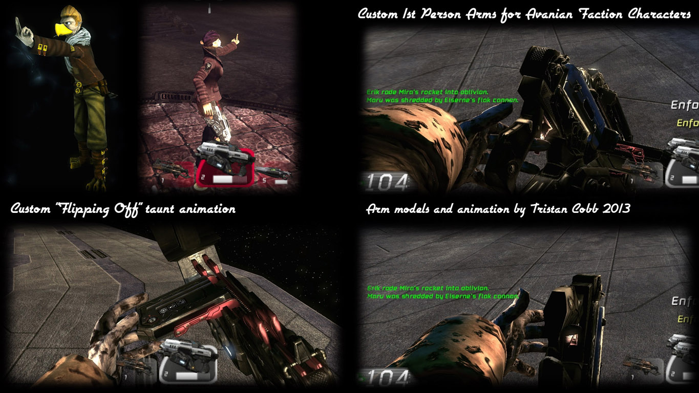 Unreal Archive / Unreal Tournament 3 (UT3) / Models / UT3_Avania1PArmsAndAnims_v1.2
